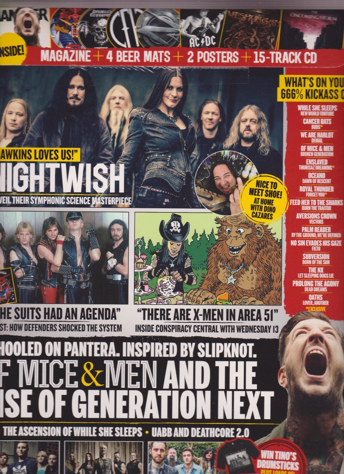 METAL HAMMER MAGAZINE APRIL 2015, THE HEAVY METAL BIBLE,SEALED W/CD ...
