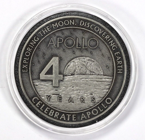 Apollo 13 NASA Space Flown Metal 40th Anniversary Medallion ...