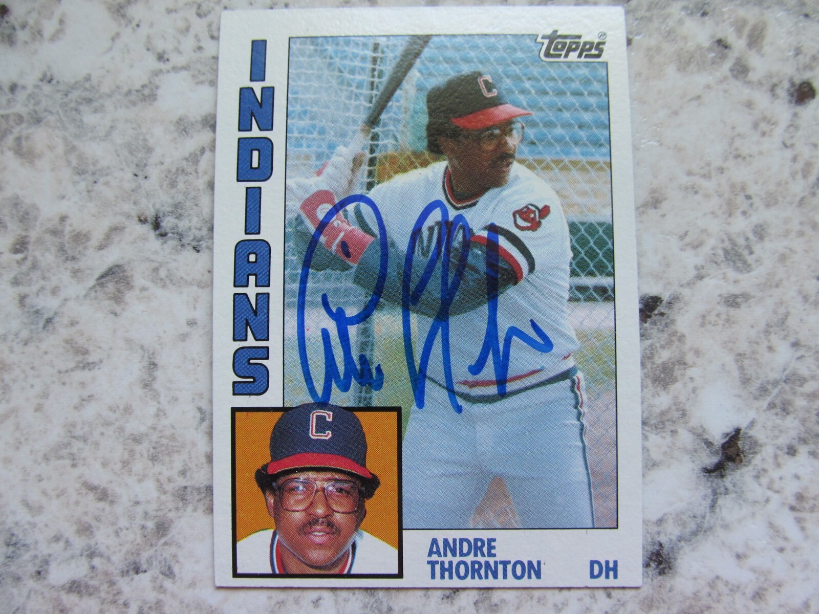 Indians Andre Thornton Signed Autographed 1984 Topps Mint | eBay