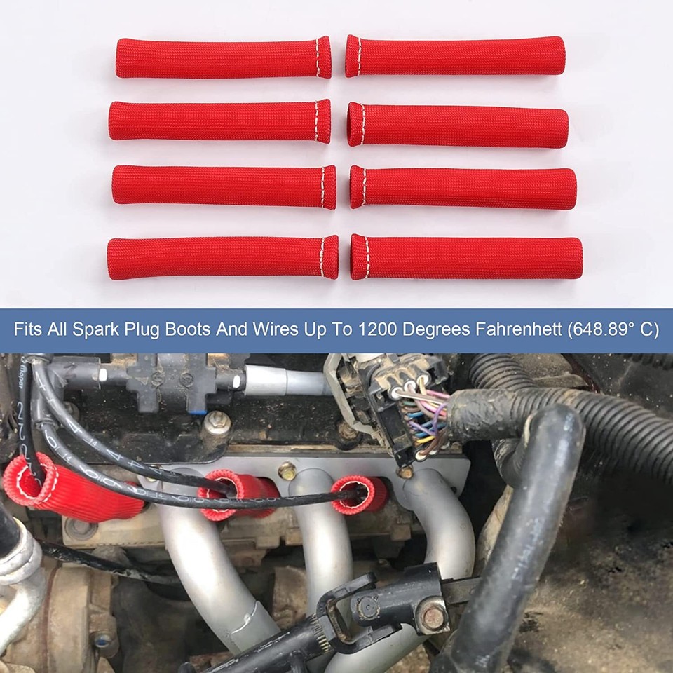 Engine Spark Plug Wire Separator Looms Divider Organizer + Heat Shield ...