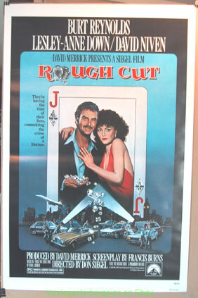 ROUGH CUT MOVIE POSTER Original 27x41 BURT REYNOLDS FOLDED | eBay