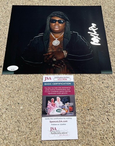 BIGXTHAPLUG SIGNED 8X10 Photo JSA COA TEXAS HIP HOP RAP G | eBay