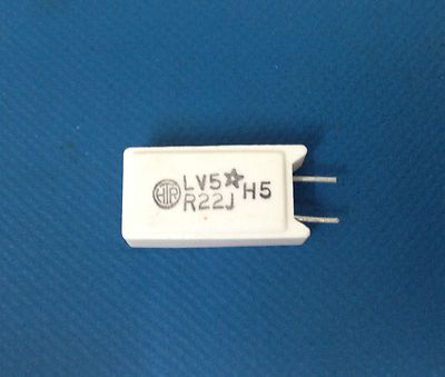 **NEW** 25x HTR Ceramic Wirewound Resistor 5W R22 OHM 5%, LV5R22J LEAD ...