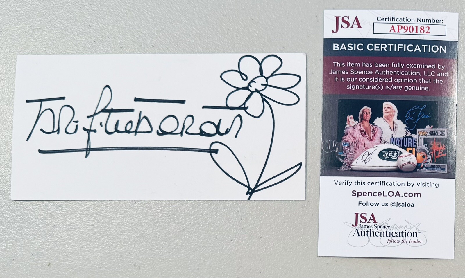 Brigitte Bardot Signed Autographed 3x6 Card JSA Cert And God Created ...