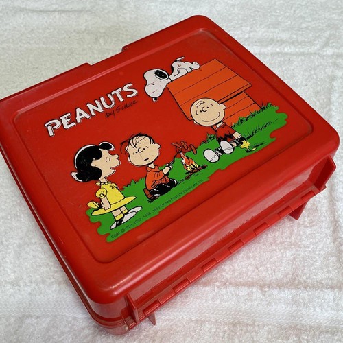 Very rare period retro ⚪︎ PEANUTS Snoopy storage box | eBay
