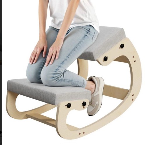 Ergonomic Kneeling Chair Comfortable Thick CushionRelieving Back and ...
