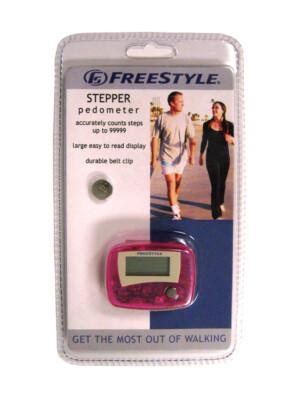 New Freestyle Pink Stepper Pedometor Monitor to Accurately Count Your ...