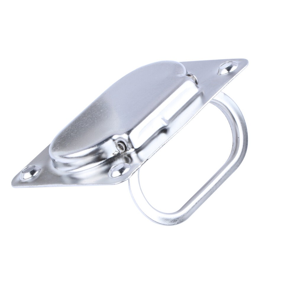4X Stainless Steel Boat Deck Hatch Pull Flush Lift Boat Ring Hatches ...