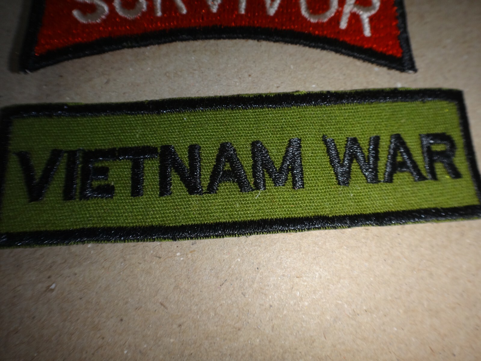 2 Vietnam War Patches: SURVIVOR And VIETNAM WAR | eBay