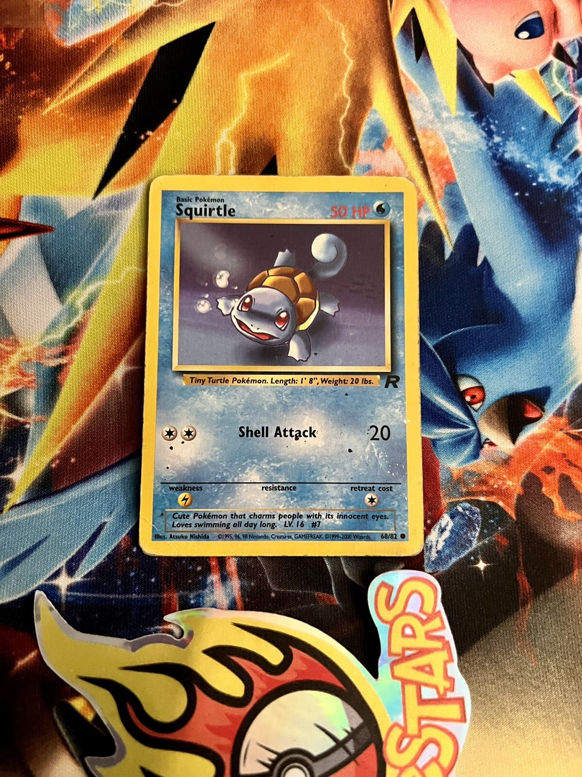 Pokémon Squirtle Team Rocket Card | eBay