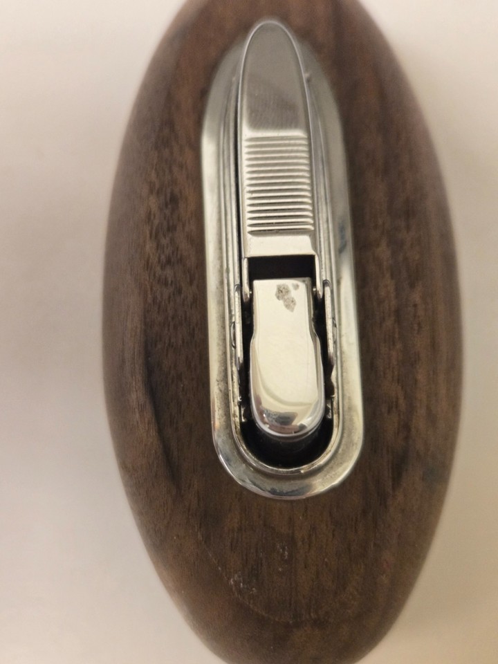 Vintage Mid Century Art Deco Wooden Bentley Butane Table Lighter | eBay