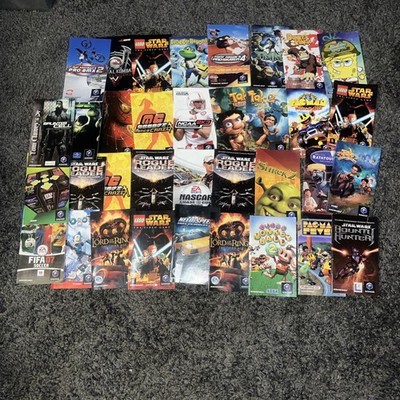 Nintendo Huge Gamecube Manual Lot Of 37 Manuals Only No Games | eBay