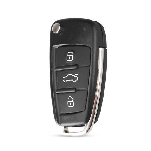 Flip Remote Key Case for Audi A2 A3 A4 A4L A6 A6L A8 Q7 TT S5 C5 C6 B6 ...