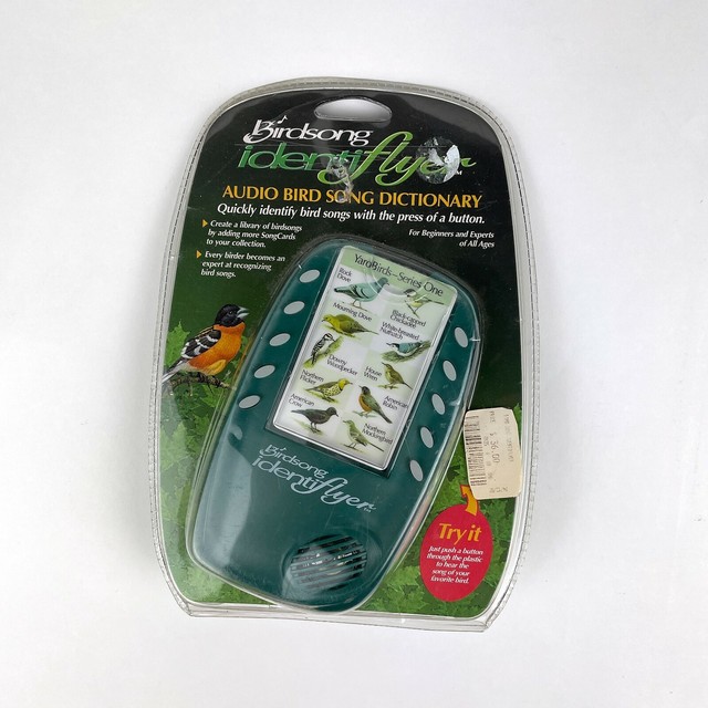 Birdsong Identiflyer Audio Bird Song Dictionary Handheld 2 Song Cards ...