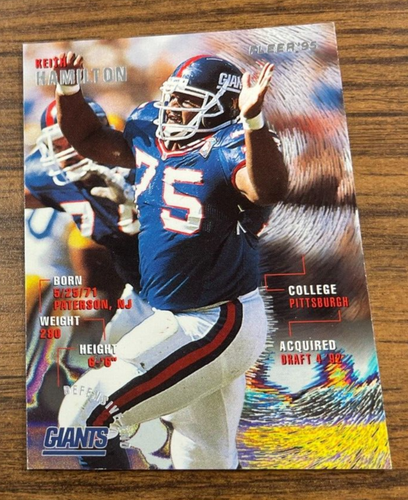 1995 Fleer Card # 280 Keith Hamilton - New York Giants | eBay