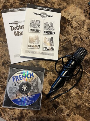 Living Language Multimedia Triple Play Plus French PC Multimedia | eBay