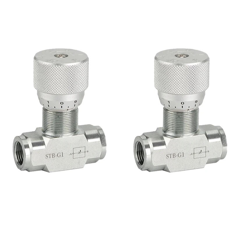 Flow Control bidirectional hydraulic restrictor valve STB-G1/4 STB-G3/8 ...