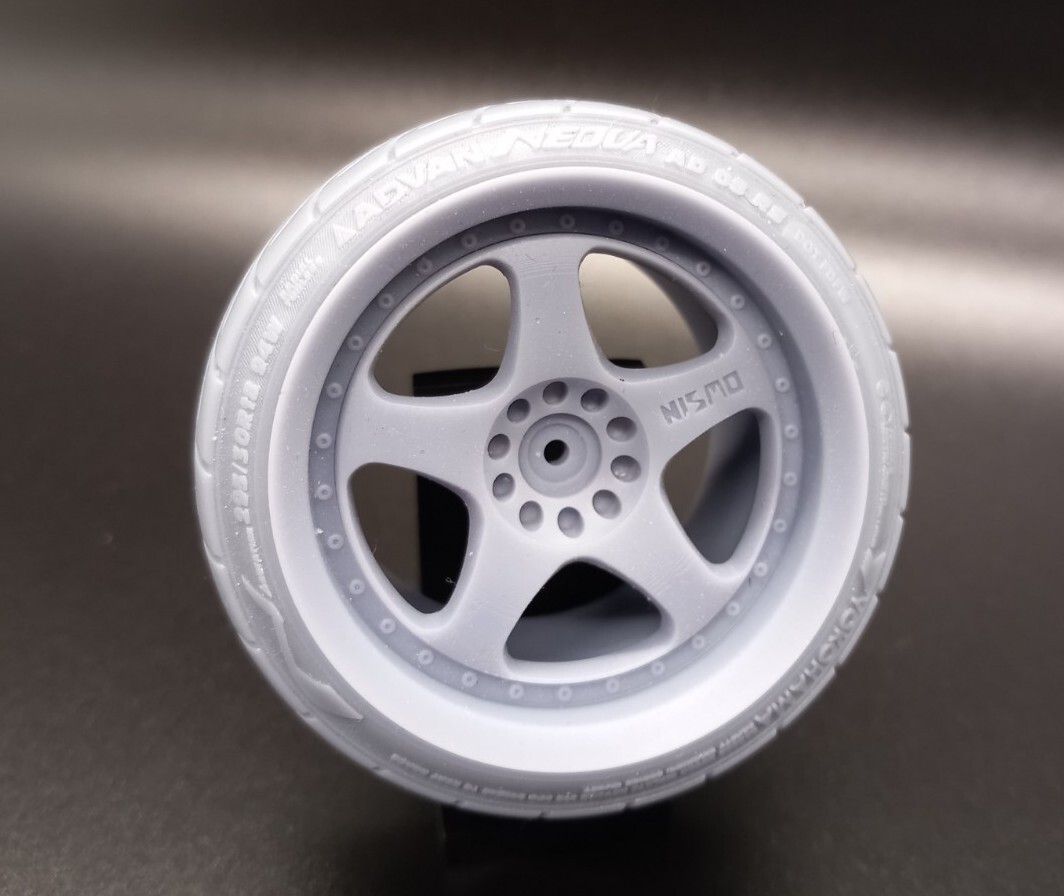 1/12 Nismo LM GT2 Wheels & Advan Tyres - Fujimi R32 Skyline GTR - 3D ...