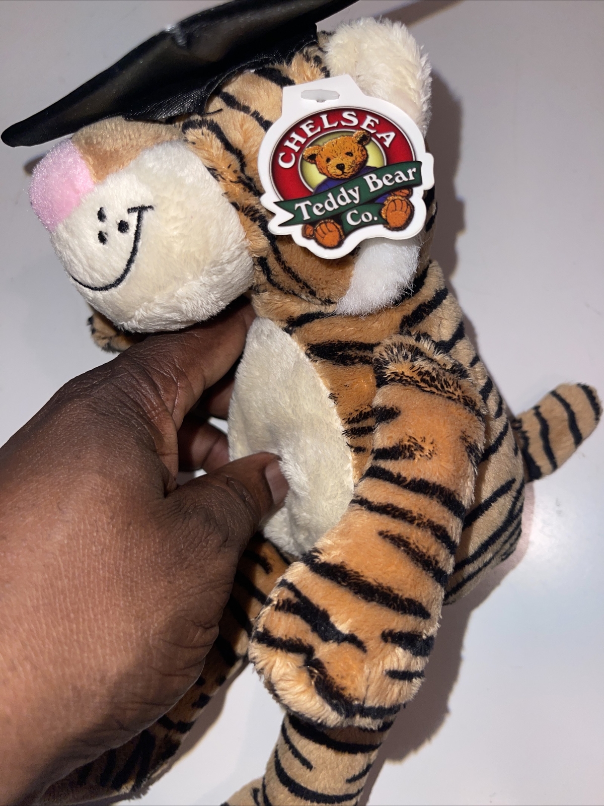 Chelsea Teddy Bear Co. Bean Bag Buddies CT806 Plush Tiger 7" New with ...