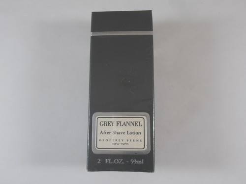 Vtg Grey Flannel After Shave Lotion Geoffrey Beene 2 fl oz New Factory ...