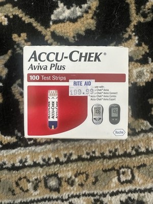 Accu-Chek Aviva Plus Blood Glucose Test Strips 100ct | eBay