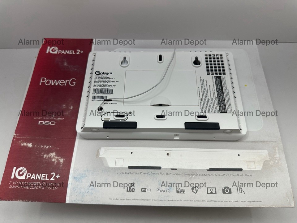 New Qolsys IQ Panel 2 + QS9201-4208-840 (Verizon) PowerG DSC 433MHZ IQ2 ...