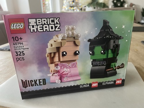 Lego 40794 Brickheadz Elphaba & Ginda Wicked Set - BRAND NEW & SEALED ...