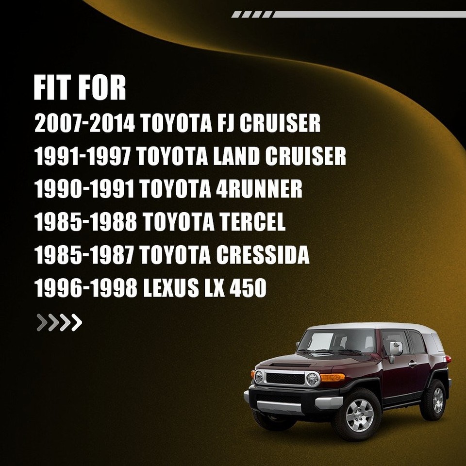 2X LED License Plate Lights for Toyota FJ Cruiser Land Cruiser 4Runner ...