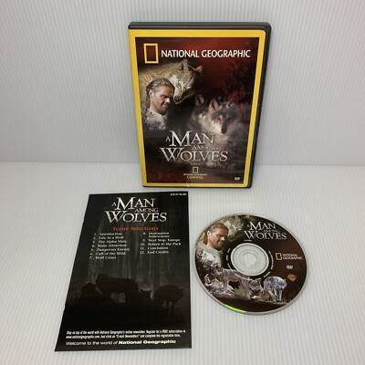 A Man Among Wolves (DVD, 2007) National Geographic ~ w/ Insert ...