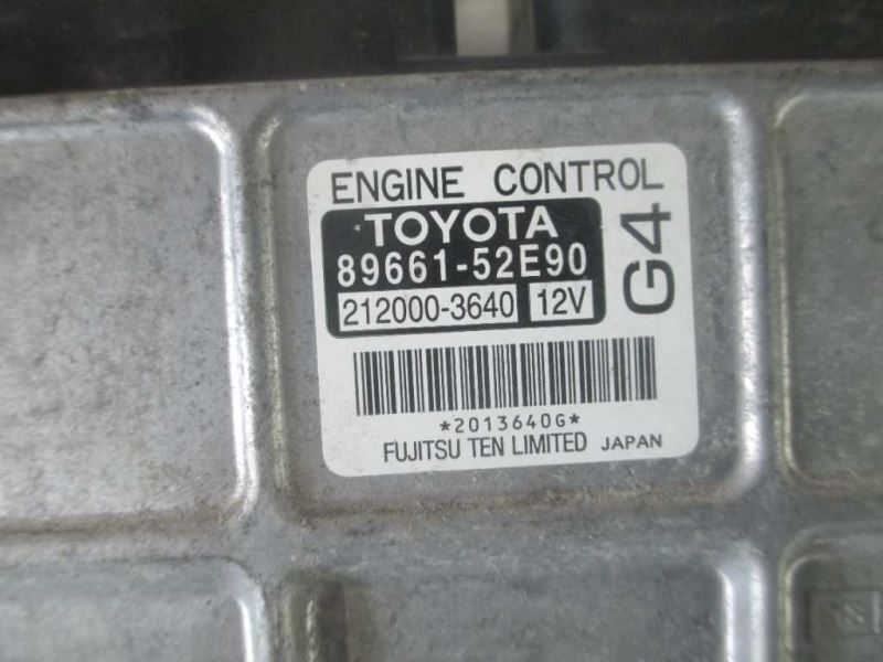 06 07 TOYOTA YARIS ENGINE ECM CONTROL MODULE MT 89661-52E90 8966152E90 ...