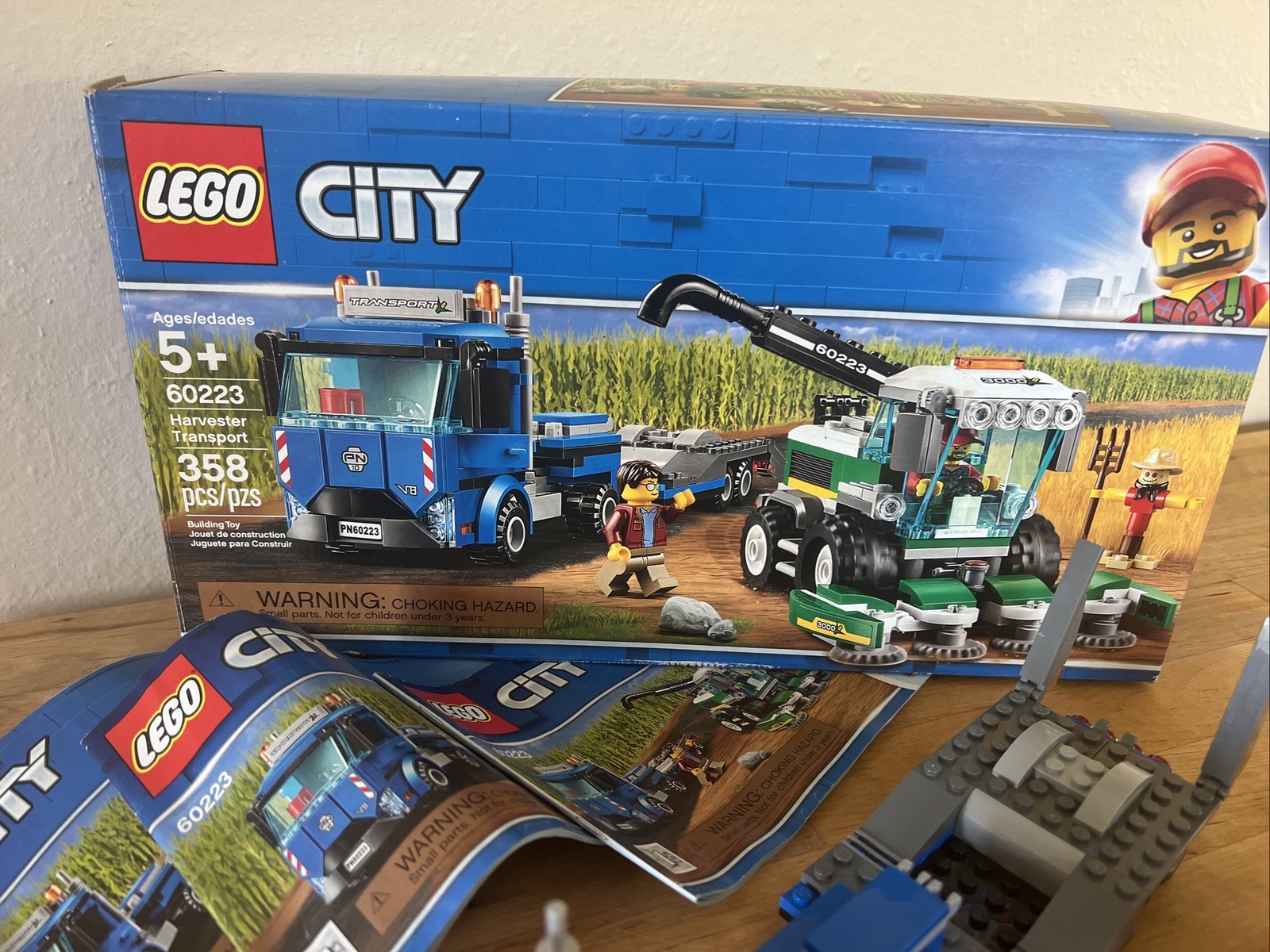 LEGO CITY: Harvester Transport (60223) UsedGreat Condition Stickers ...