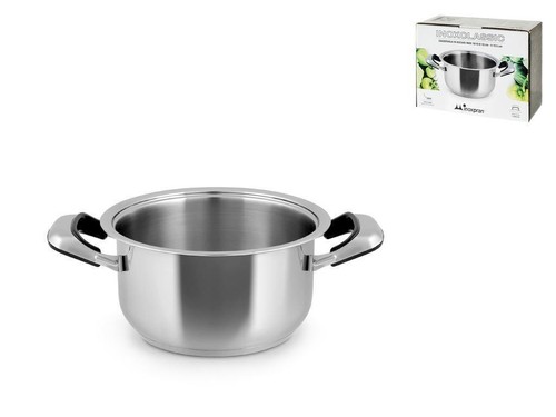 Classic Inox Pot With 2 Handles 18X10.5 Cm Inoxpran | eBay