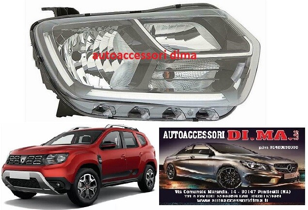 DEPO 260101133R Faro Anteriore Destro LED per Dacia Duster | Acquisti ...