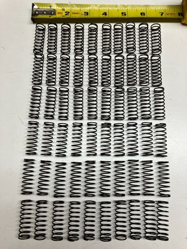 Steel Coil springs / 60 pc lot / .0435" / 10 Total Coils / .500" OD | eBay