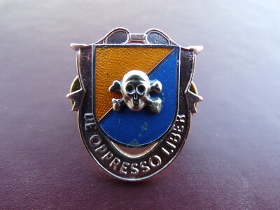 8th Special Forces Skull Flash Crest DI Pin Army SOG Airborne Green ...