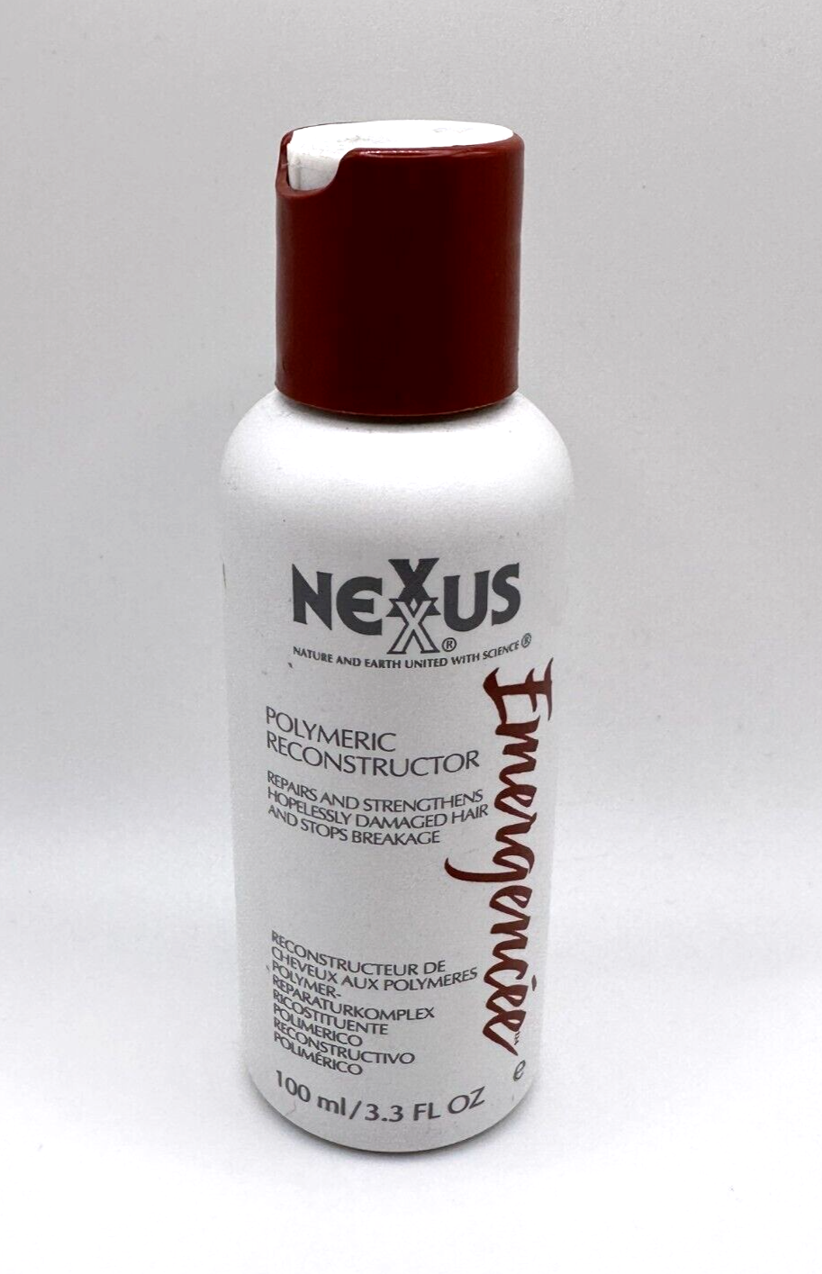 Nexxus EMERGENCEE POLYMERIC RECONSTRUCTOR Repairs & Strengthens 3.3 oz ...