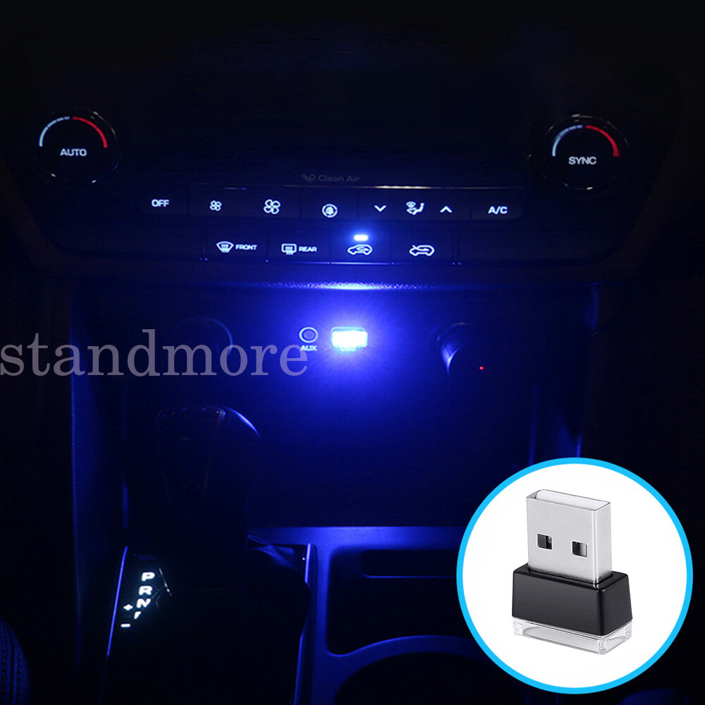 Color Mini USB LED Car Light Interior Mood Neon Nights Atmosphere ...