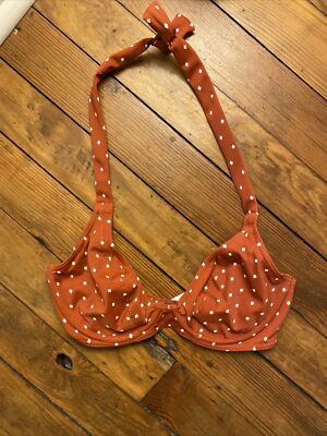 BNWT Freya Swim Jewel Cove Halter Bikini Top Amber AS7232AMR 28F (UK ...