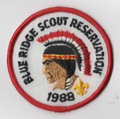 1988 Blue Ridge Scout Reservation RED Bdr. [VA552] | eBay