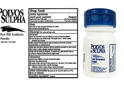 Polvo de Sulpha SEALED sulpha powder antiseptic ANTIBIOTIC | eBay