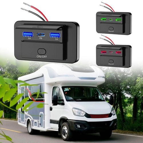 Easy Installation USB Car Charging Socket with Reverse Polarity ...