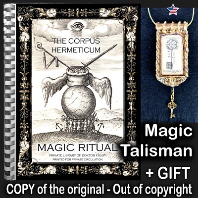 Antique Book Ritual Magic Occult Esoteric Manuscript Grimoire ...