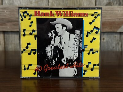 Hank Williams 40 Greatest Hits Double Disc CD Compilation PolyGram 1978 ...