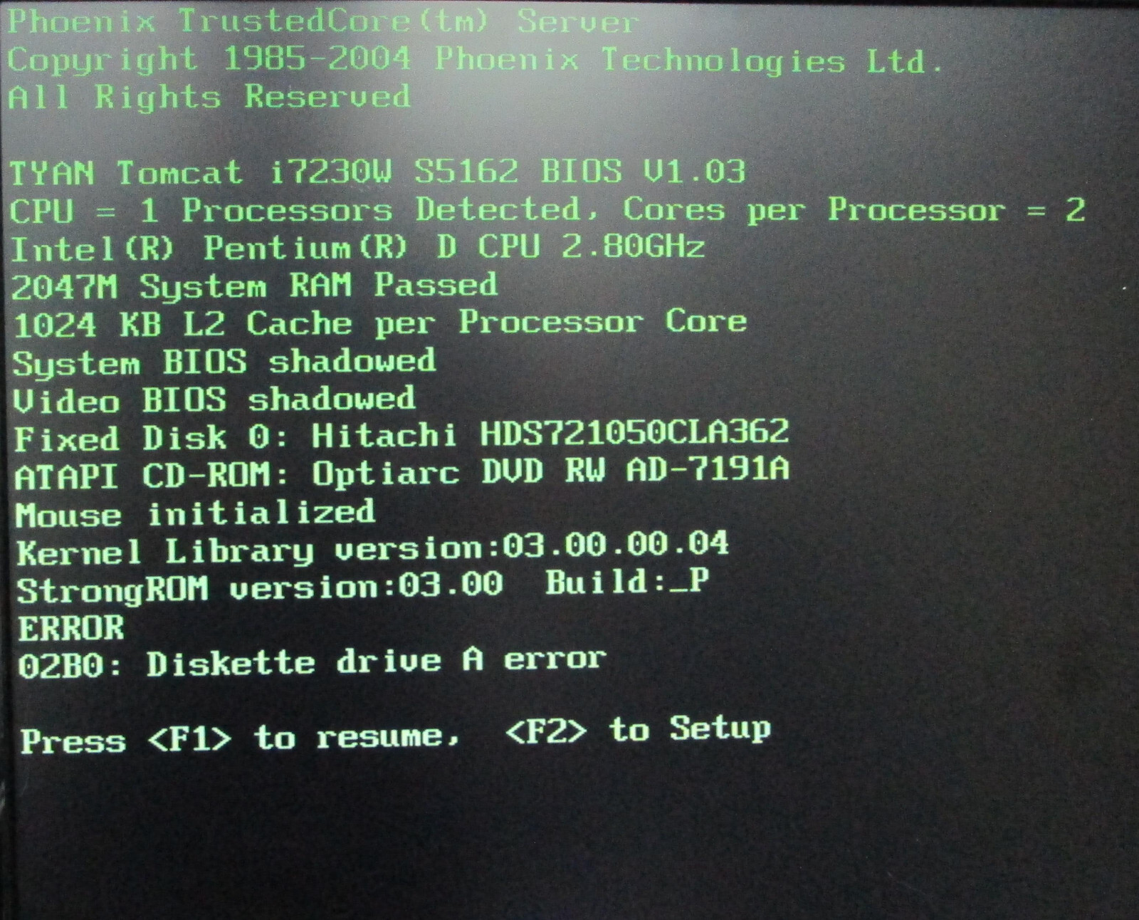 TYAN Tomcat S5162 S5162G2NR V1.03 & 2.80GHz & RAM | eBay