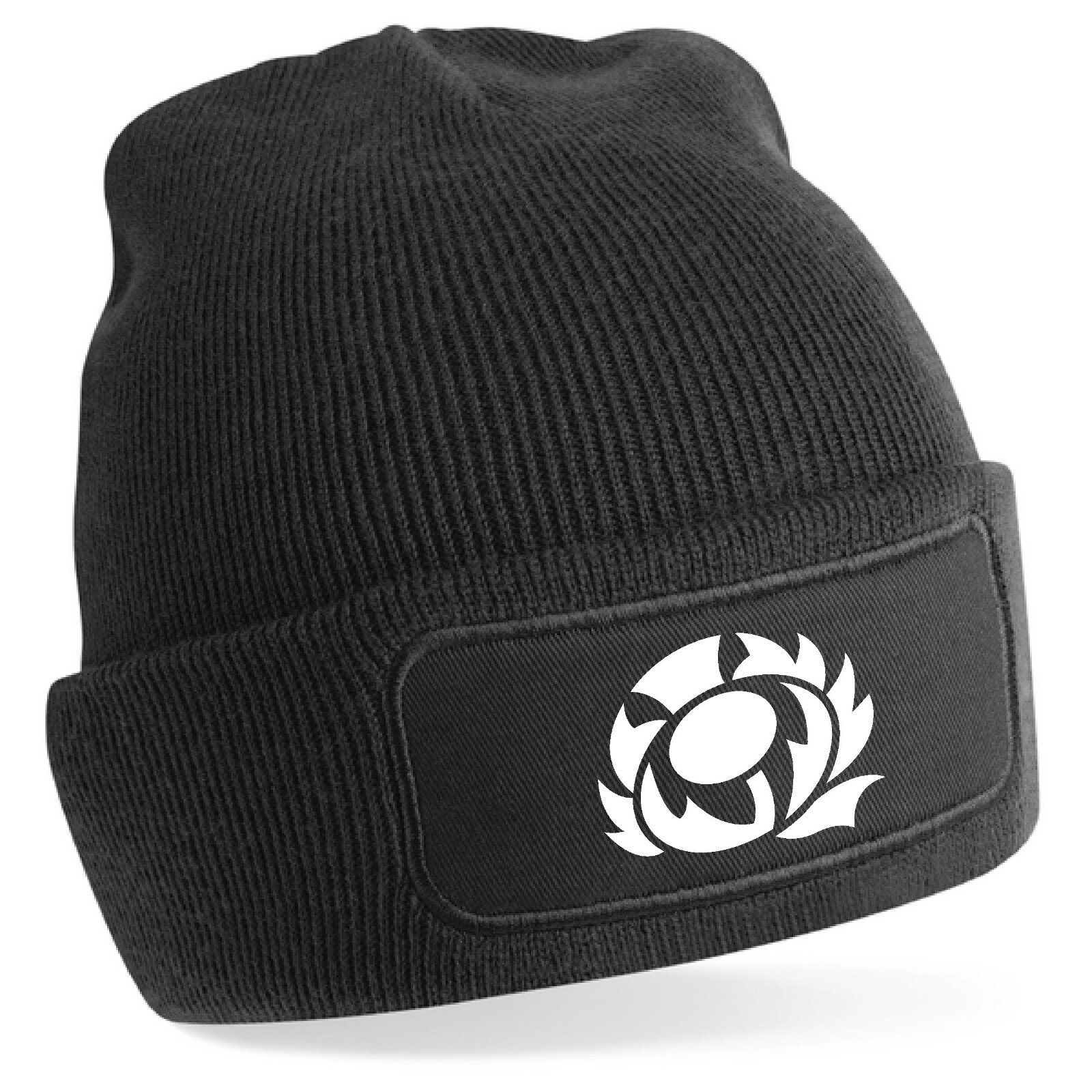 Scotland 6 Rugby Nations Beanie Hat Thistle Print | eBay UK