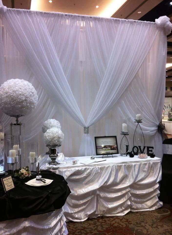 12ft x 12ft Black BACKDROP STAND KIT Photo Background Wedding Party ...