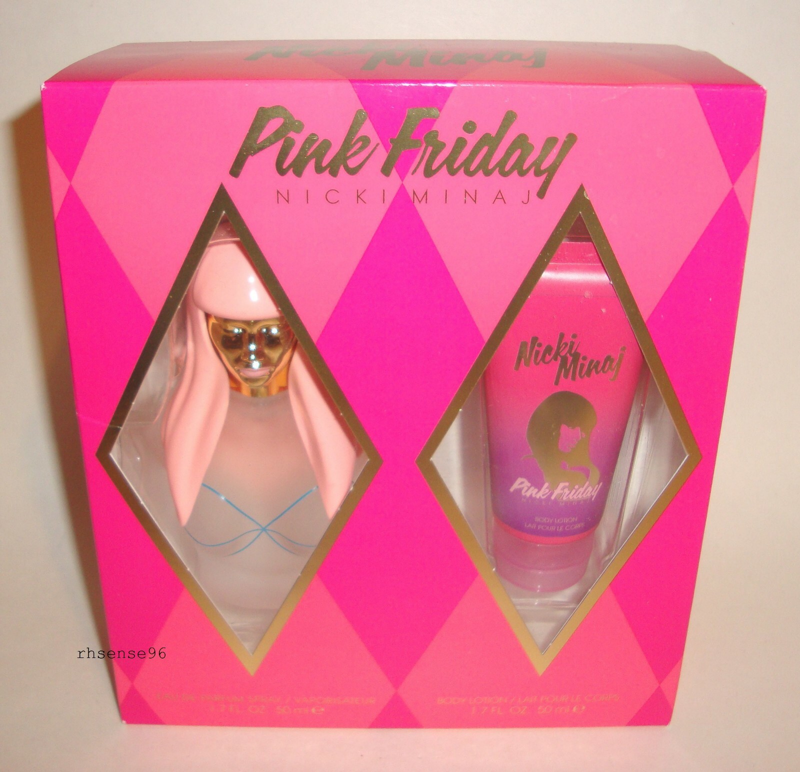 Nicki Minaj Pink Friday Perfume Edp 1.7oz 50ml Spray + Body Lotion Gift ...