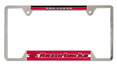 Arkansas Razorbacks Metal License Plate Frame | eBay