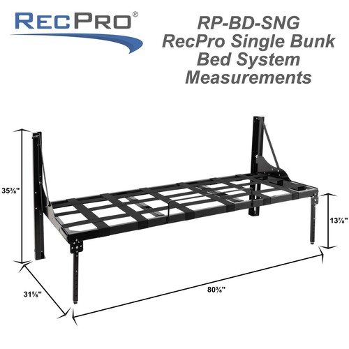 RecPro Fold-up RV Bunk Bed Single Twin Mattress Folding Bed | eBay