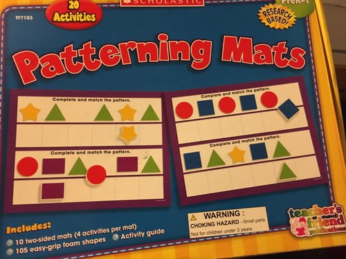Scholastic Learning Mats Patterns Math Skills Grades Pre K - 1st Home ...